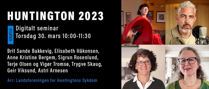 Huntington i hverdagen – 30. mars 2023 – Landsforeningen for ...