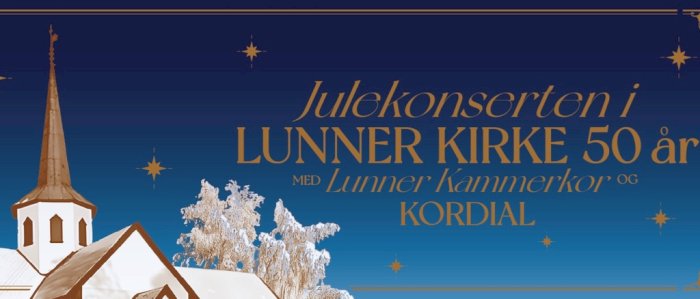 Julekonserten i Lunner kirke - fredag – 13. des. 2024 – Kordial og ...