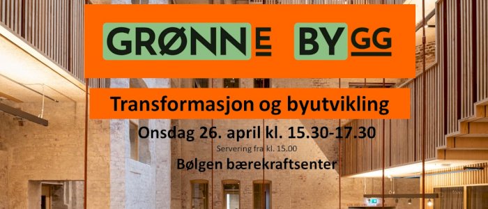 Transformasjon og byutvikling – 26. april 2023 – BÆREKRAFT KRISTIANSAND AS