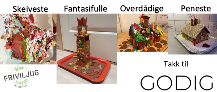 Pepperkakehus konkurranse! – 8. des. 2022 – Skjåk Friviljugsentral